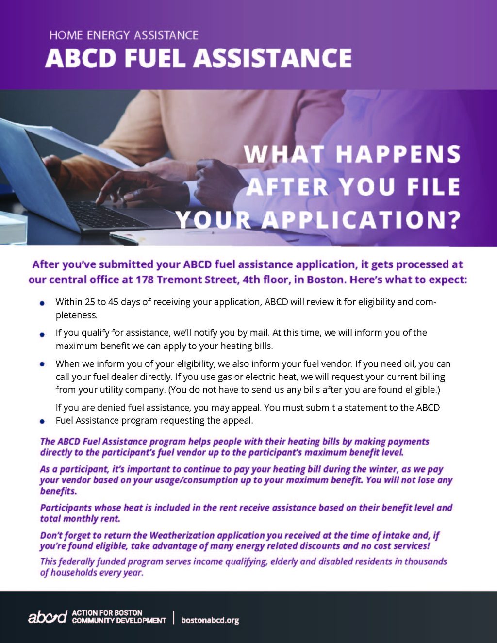 Fuel Assistance (HEAP) - Action for Boston Community Development