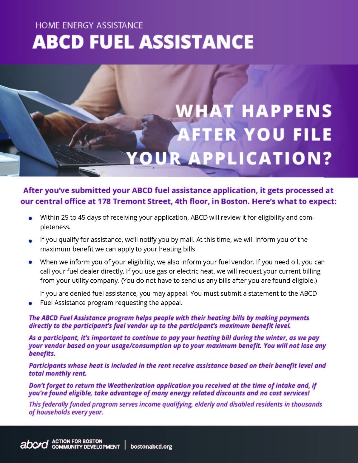 Fuel Assistance (HEAP) - Action for Boston Community Development